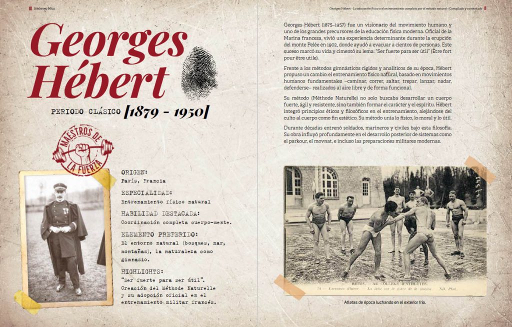 Manual de Educación Física Método Natural Georges Hébert 1913